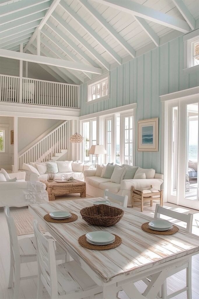46 Modern Coastal Dining Rooms Ideas (That Aren't Your Grandma's Beach ...