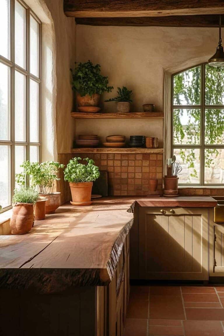 61 Earthy Kitchen Ideas for a Cozy, Organic Look