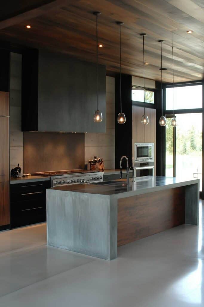 50 Modern Concrete Kitchen Ideas (That Break Design Rules)