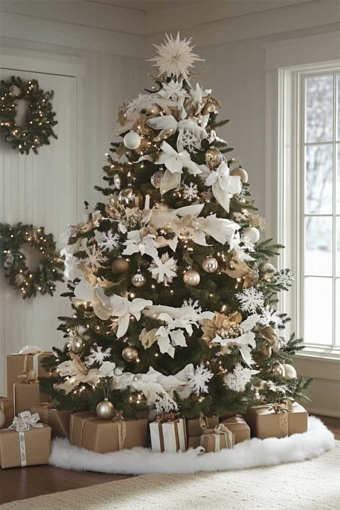 60 Beautiful Brown Christmas Tree Decorations for a Warm, Elegant Holiday