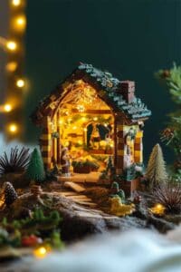 33 Magical Christmas Crib Ideas for a Beautiful Nativity Scene at Home