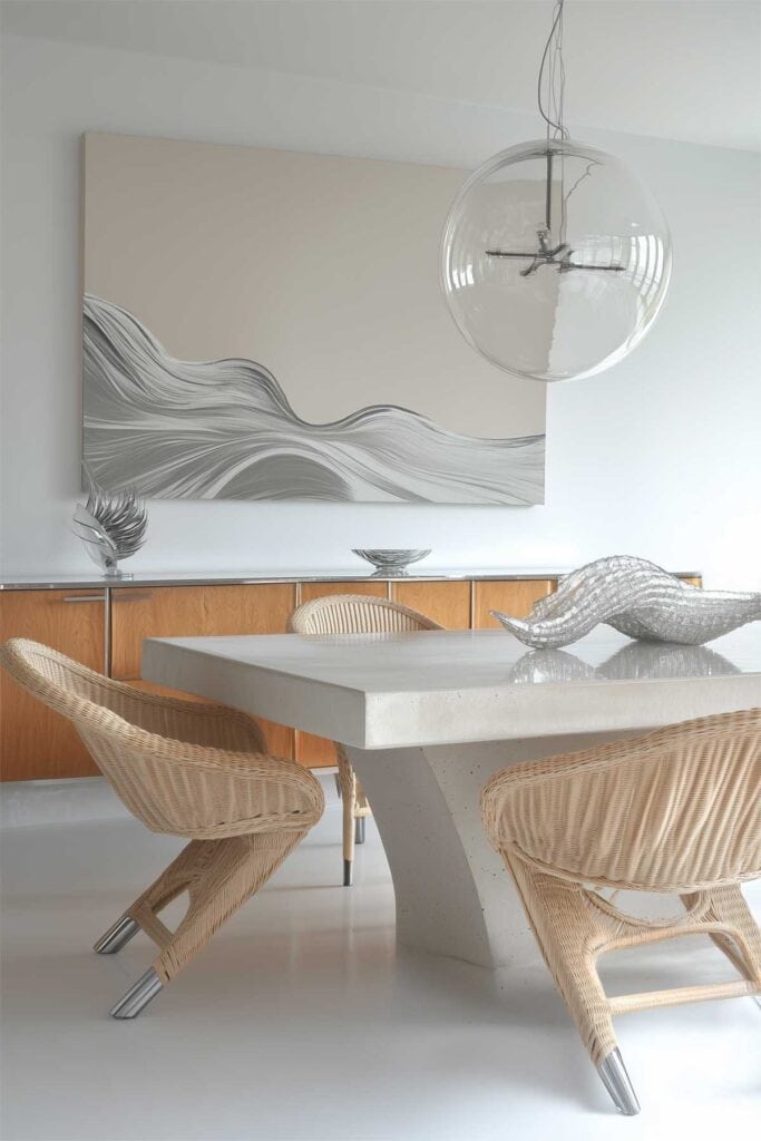 46 Modern Coastal Dining Rooms Ideas (That Aren't Your Grandma's Beach ...