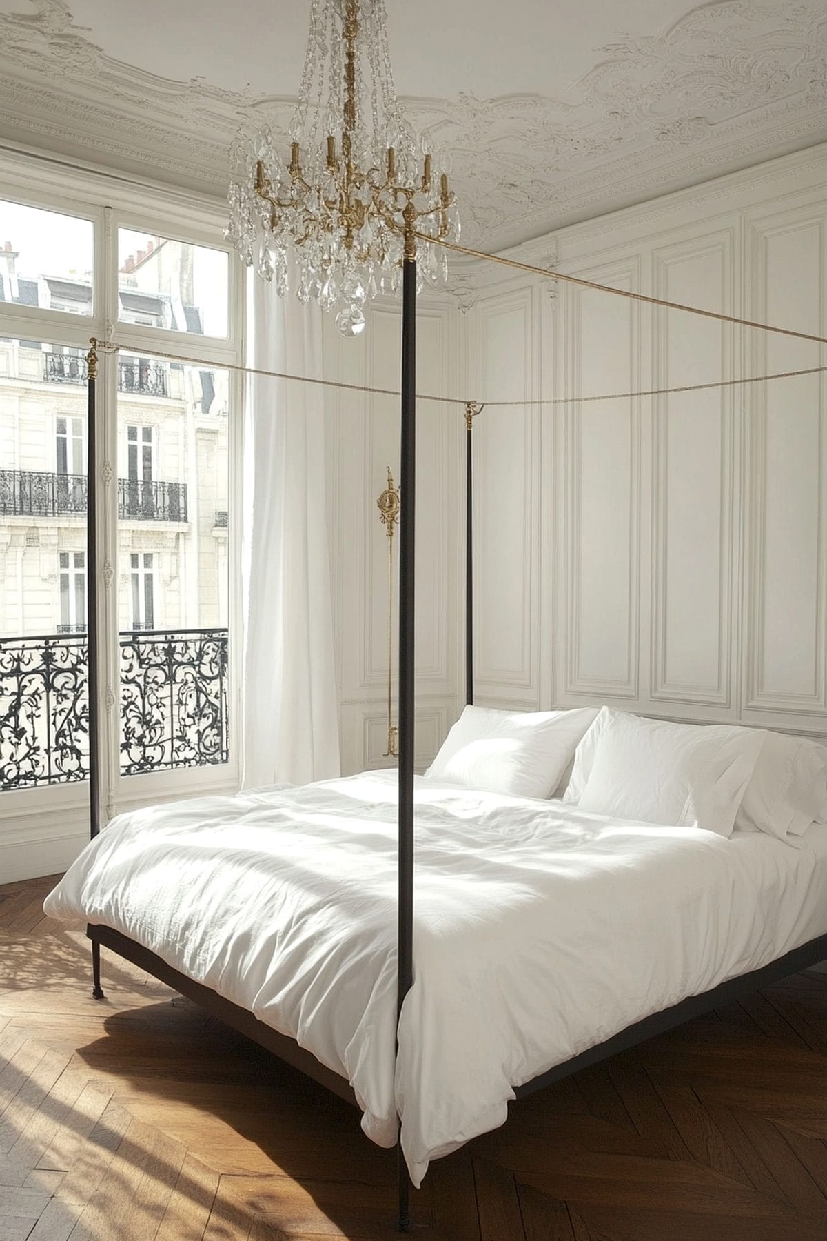 Gorgeous Parisian Bedroom Ideas (30 Ways to Style Like the French)