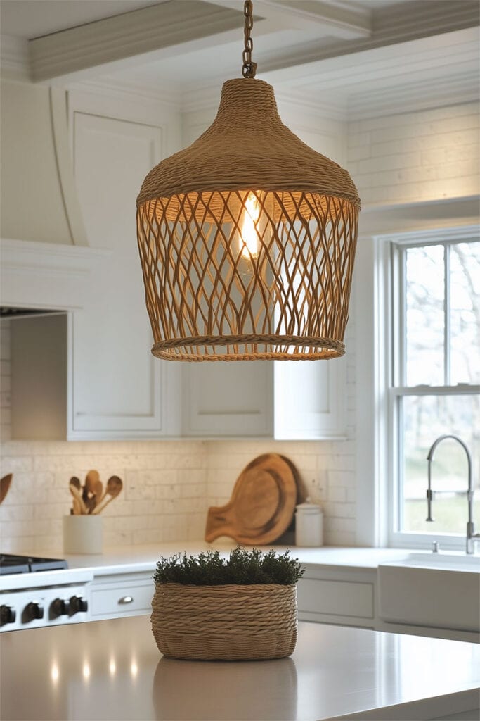 36 Stunning Farmhouse Kitchen Lighting Ideas (That Look Like a Million)